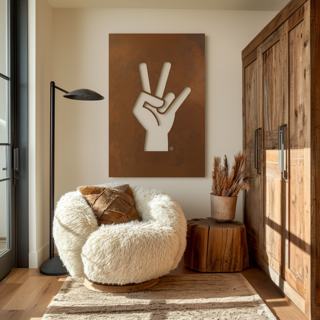 The Hand Fork - Wall Art - Portrait Umber – Anthem Classic