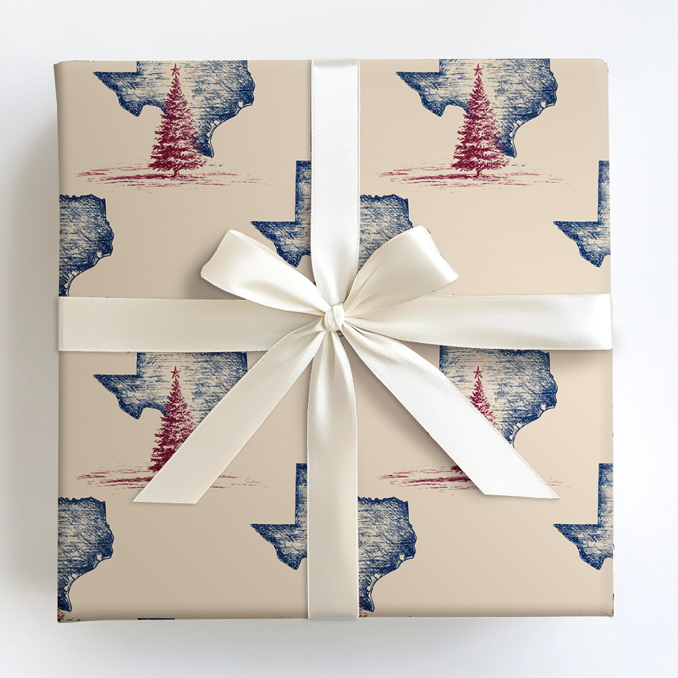 Lone Star Holiday Wrapping Paper – Anthem Classic