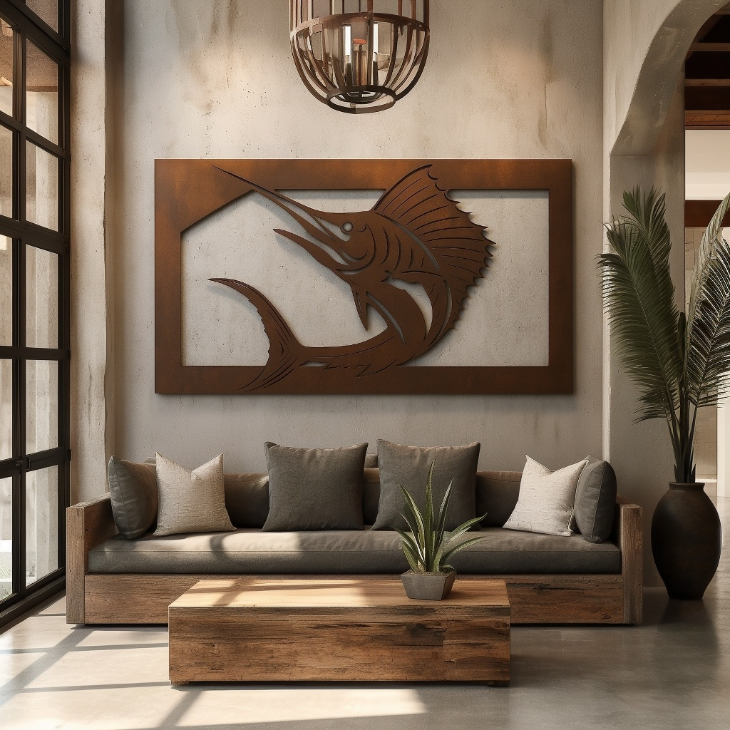 The Marlin - Metal Wall Art – Anthem Classic