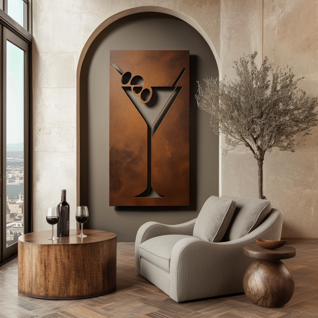 The Dirty Martini - Metal Wall Art – Anthem Classic